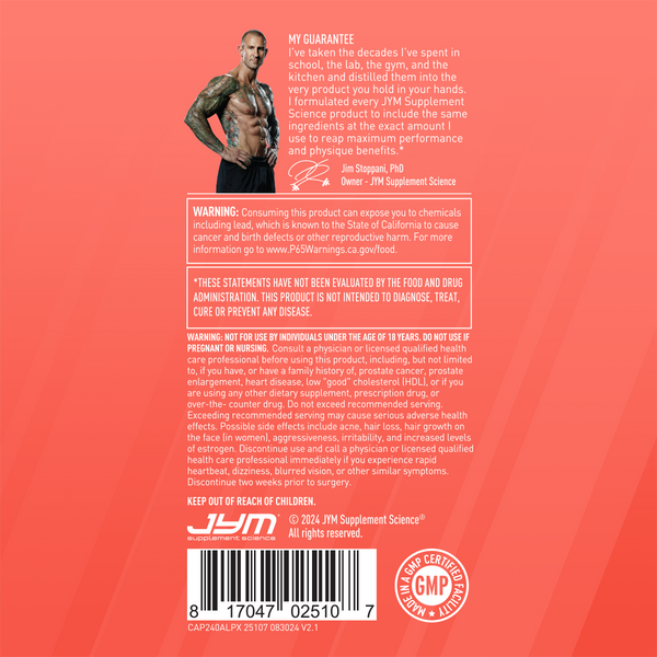 Alpha JYM X Advanced Testosterone Optimization