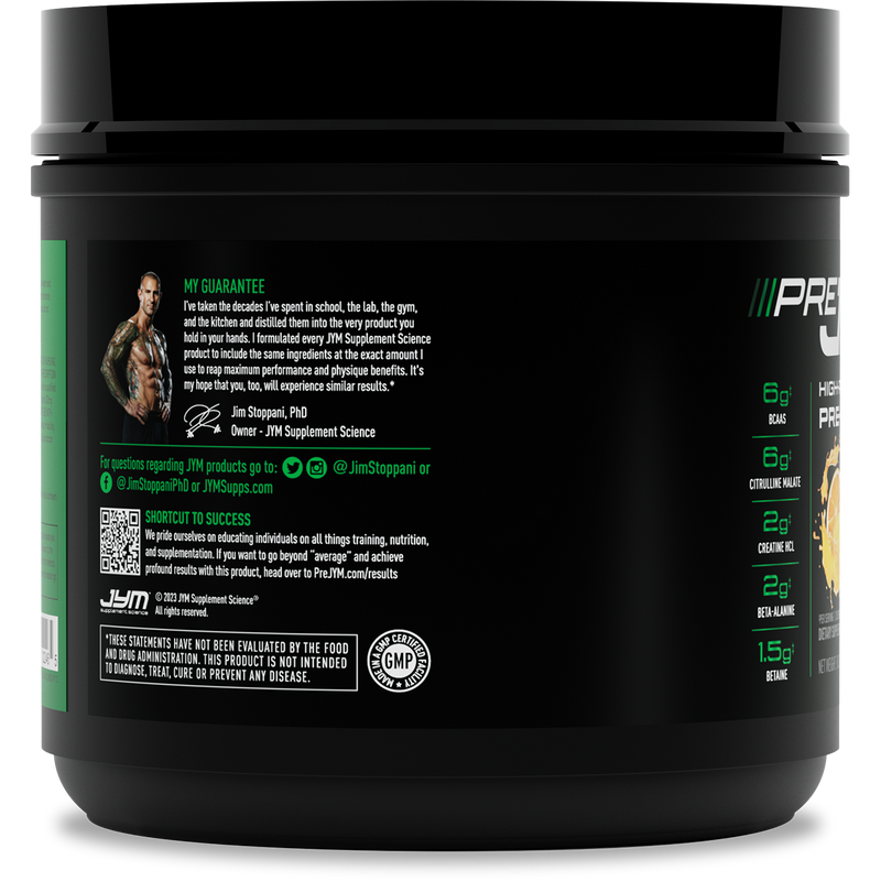 Pre JYM High-Performance Pre-Workout