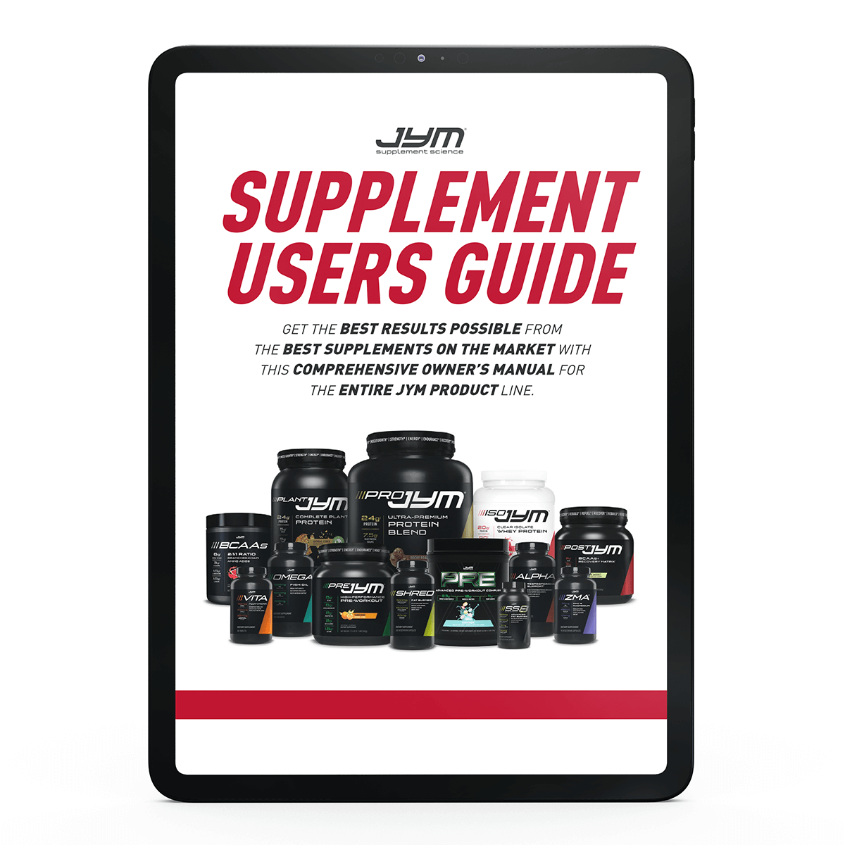 JYM Supplement Users Guide Digital eBook | Jym